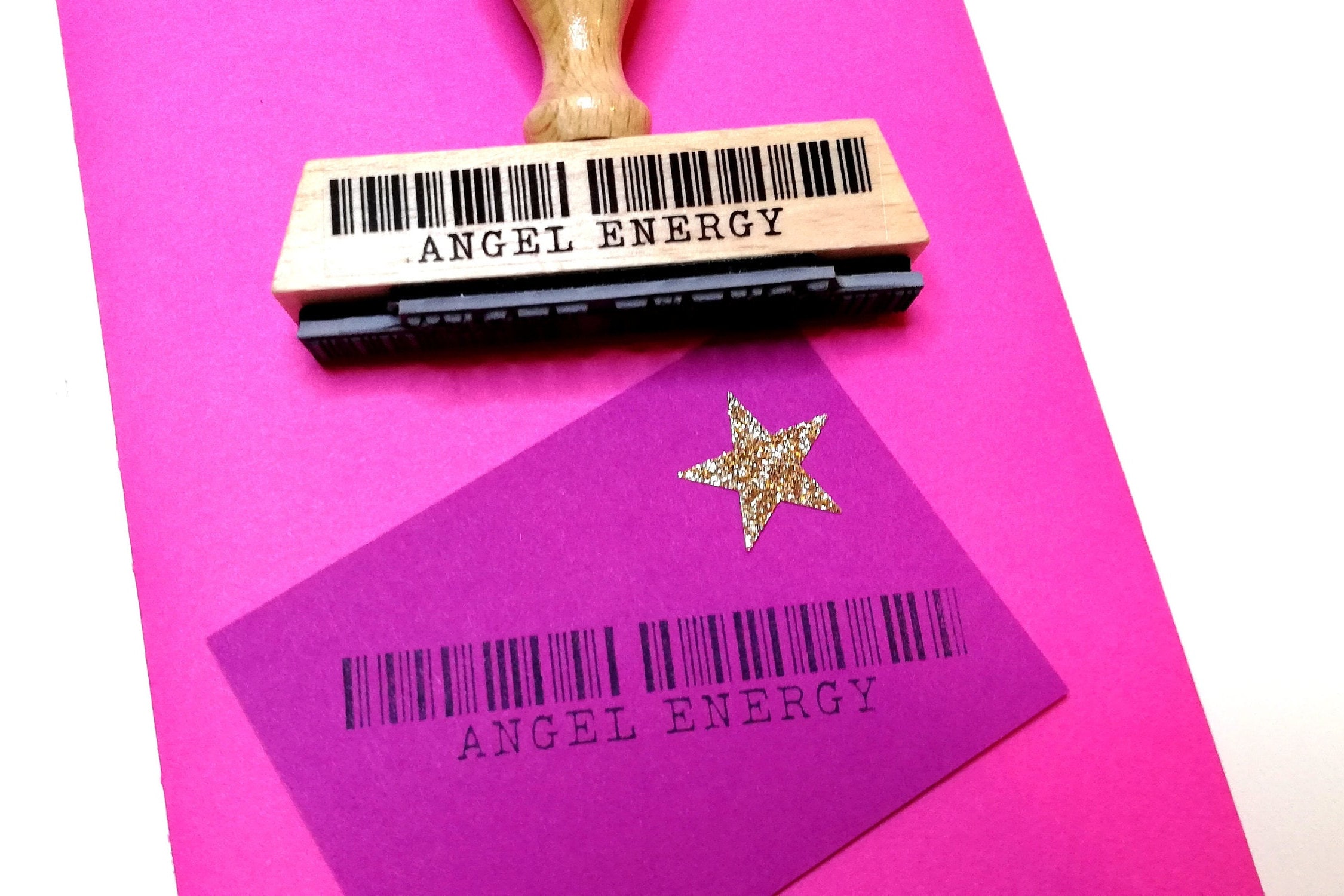 Stempel angel energy, Barcode Stempel, Stempel Spruch, Stempel ...