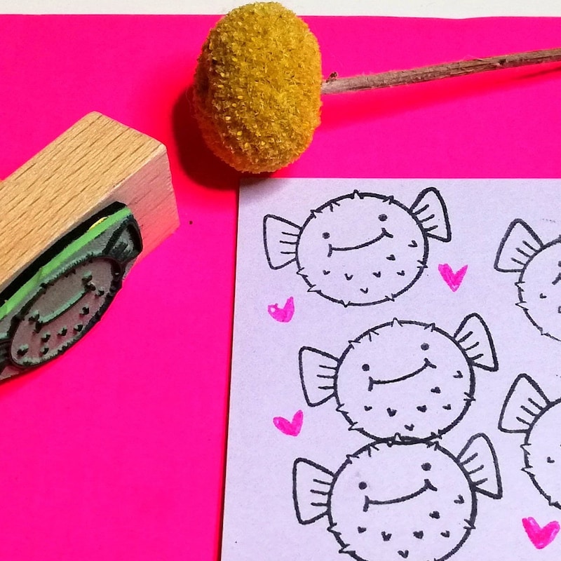Kawaii Stamp - Etsy