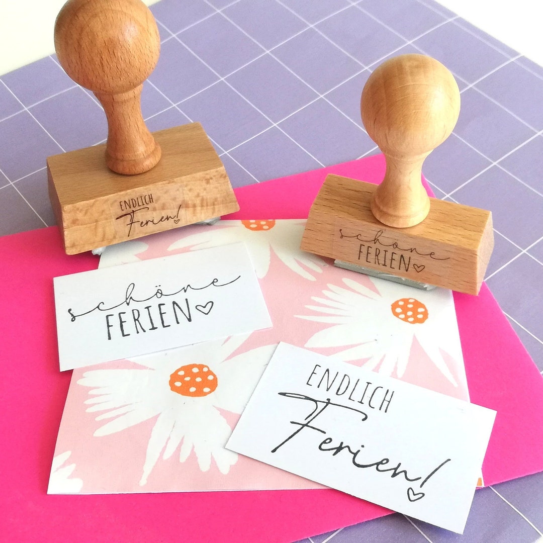 Stamp Nice Holidays Finally School Holidays - Etsy