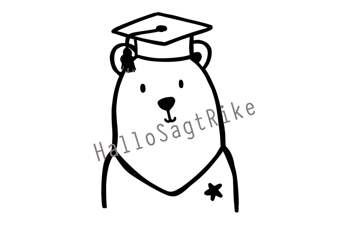 Bear Abitur Plotter File School Lettering SVG Digital - Etsy