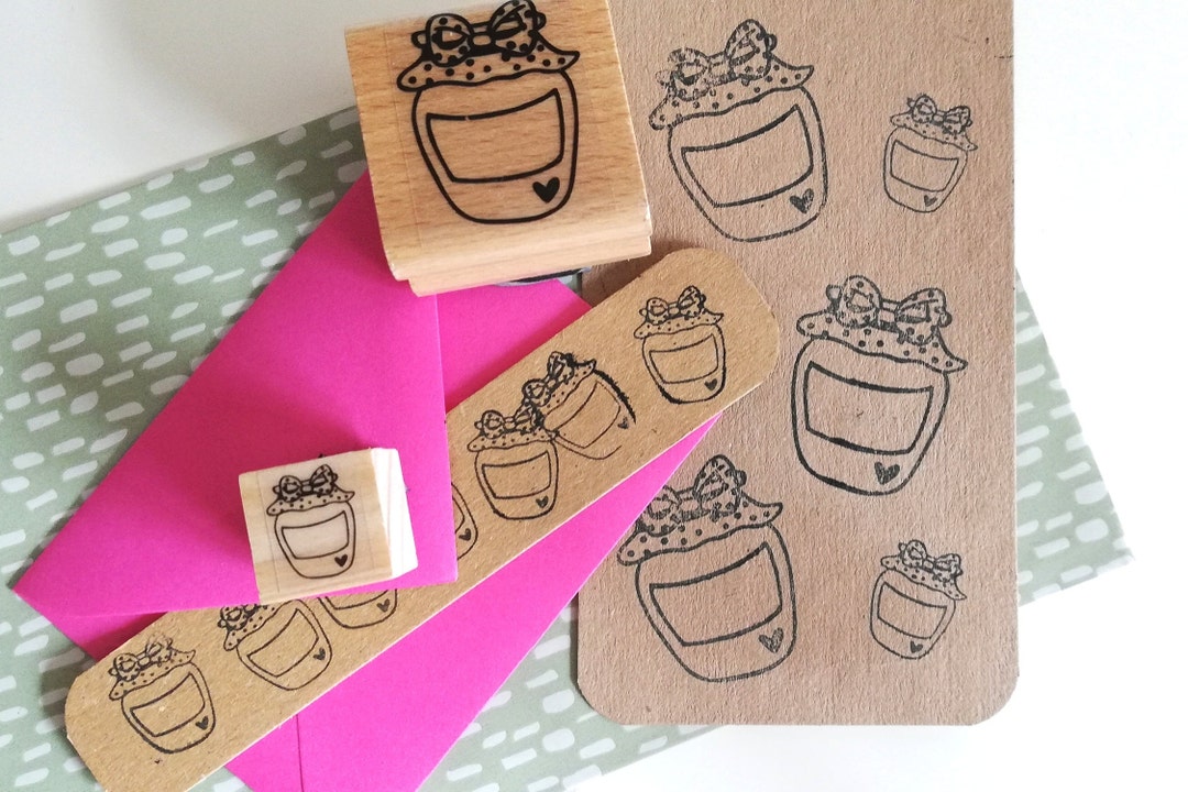 Jam Jar Stamp - Etsy