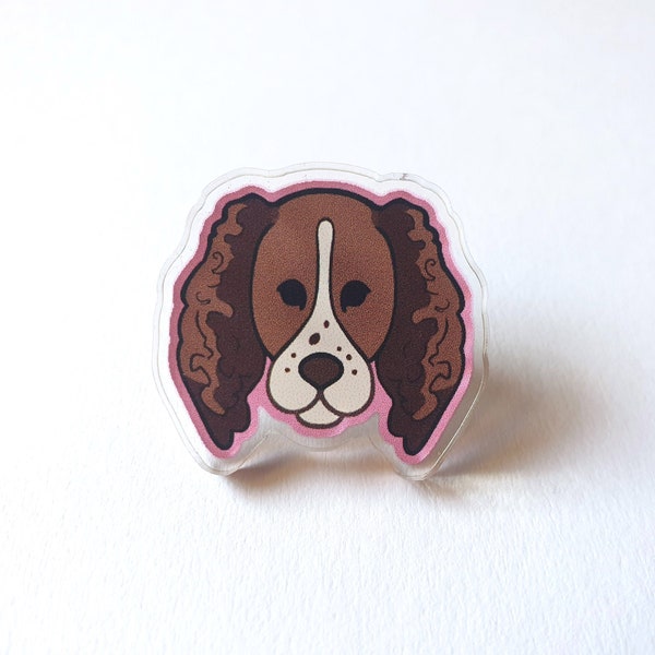 Springer Spaniel Pin Badge - Etsy