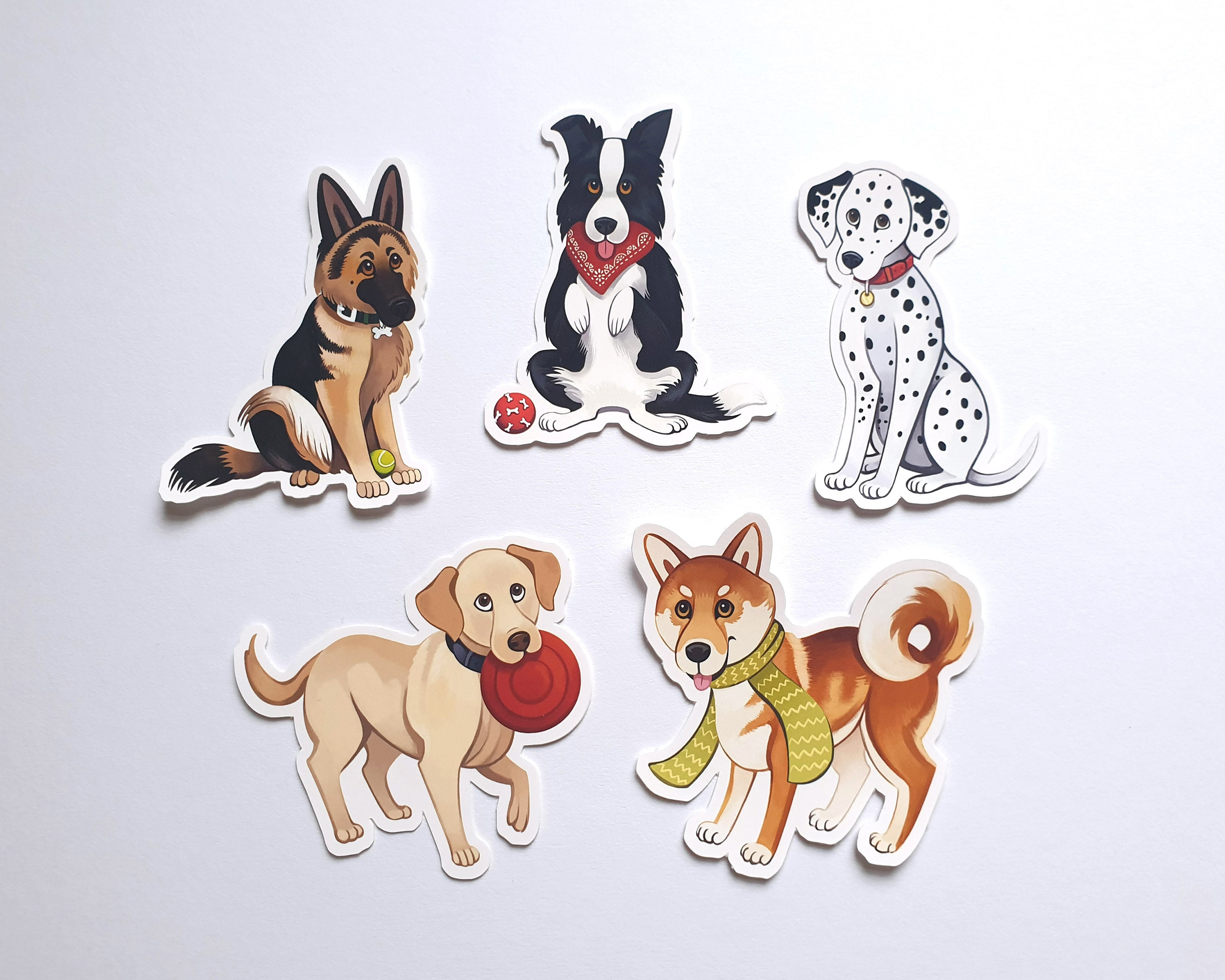 Dog Breed Stickers Vinyl Stickers Pack Planner Laptop | Etsy