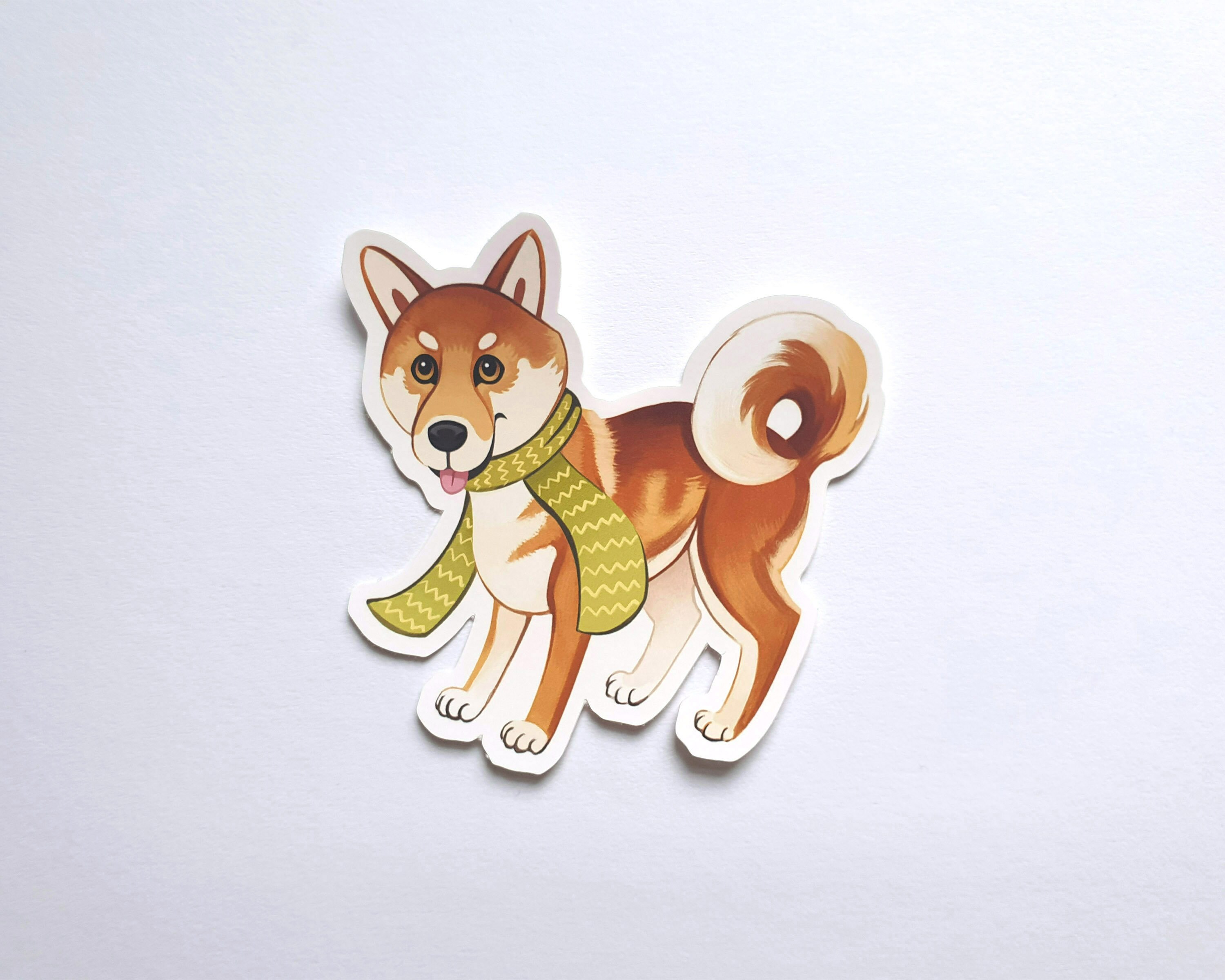 Dog Breed Stickers Vinyl Stickers Pack, Planner Laptop Decals Shiba Inu ...