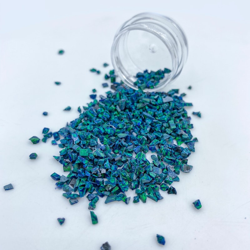 Black Emerald Resin Ring - Etsy