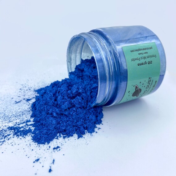 Slate Blue Color Pigment Color Powder Pigment Powder Micah - Etsy