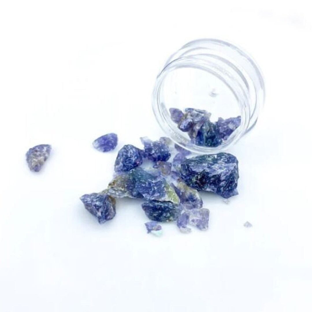Crushed Water Sapphire, Raw Purple Sapphire, Ring Making Supplies ...