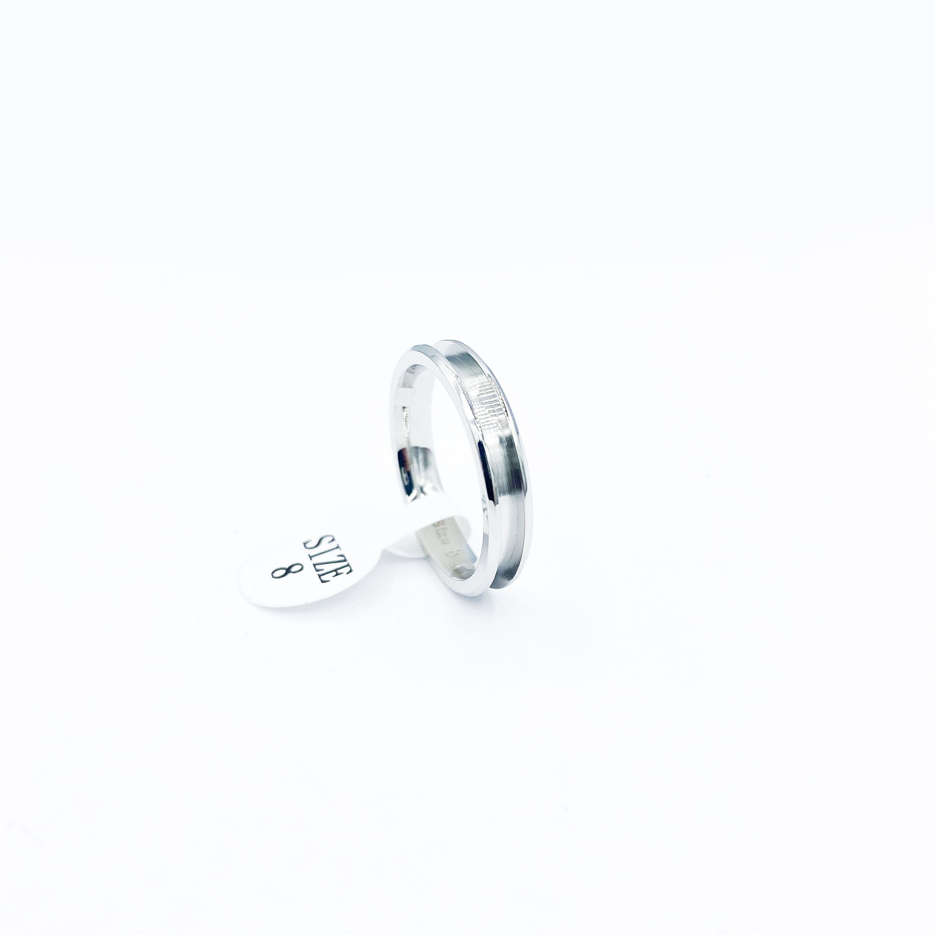 6mm and 4mm Cobalt Chromium Ring Blank for Inlay 6mm Wide - Etsy