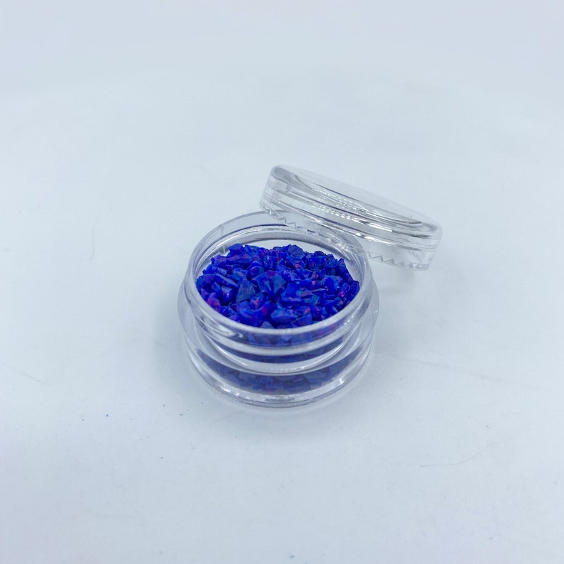 Crushed Deep Space Blue Opal, Crushed Opal for Inlay, Crushed Blue Opal ...