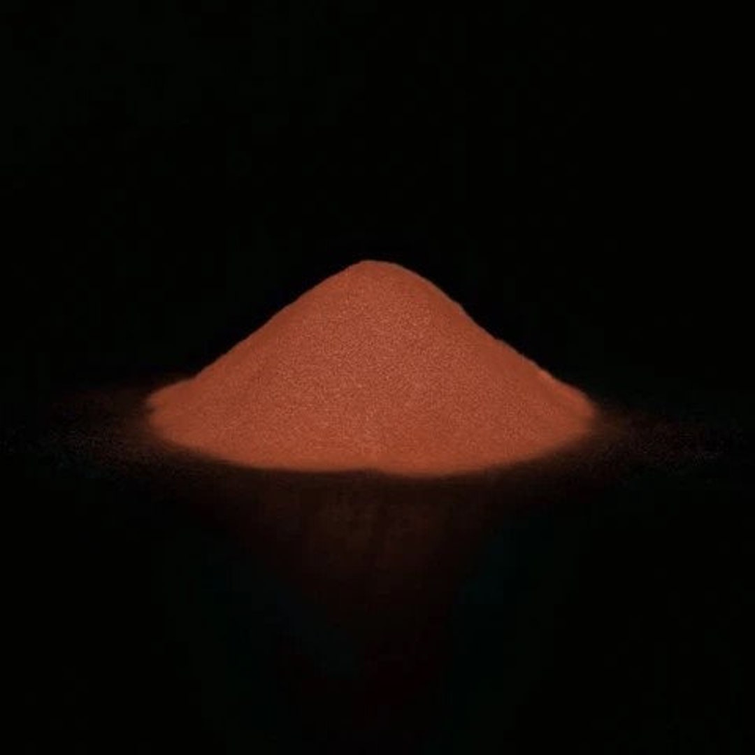 Red Glow Powder, Ring Making Supplies, Glow in the Dark Pigment Powder ...