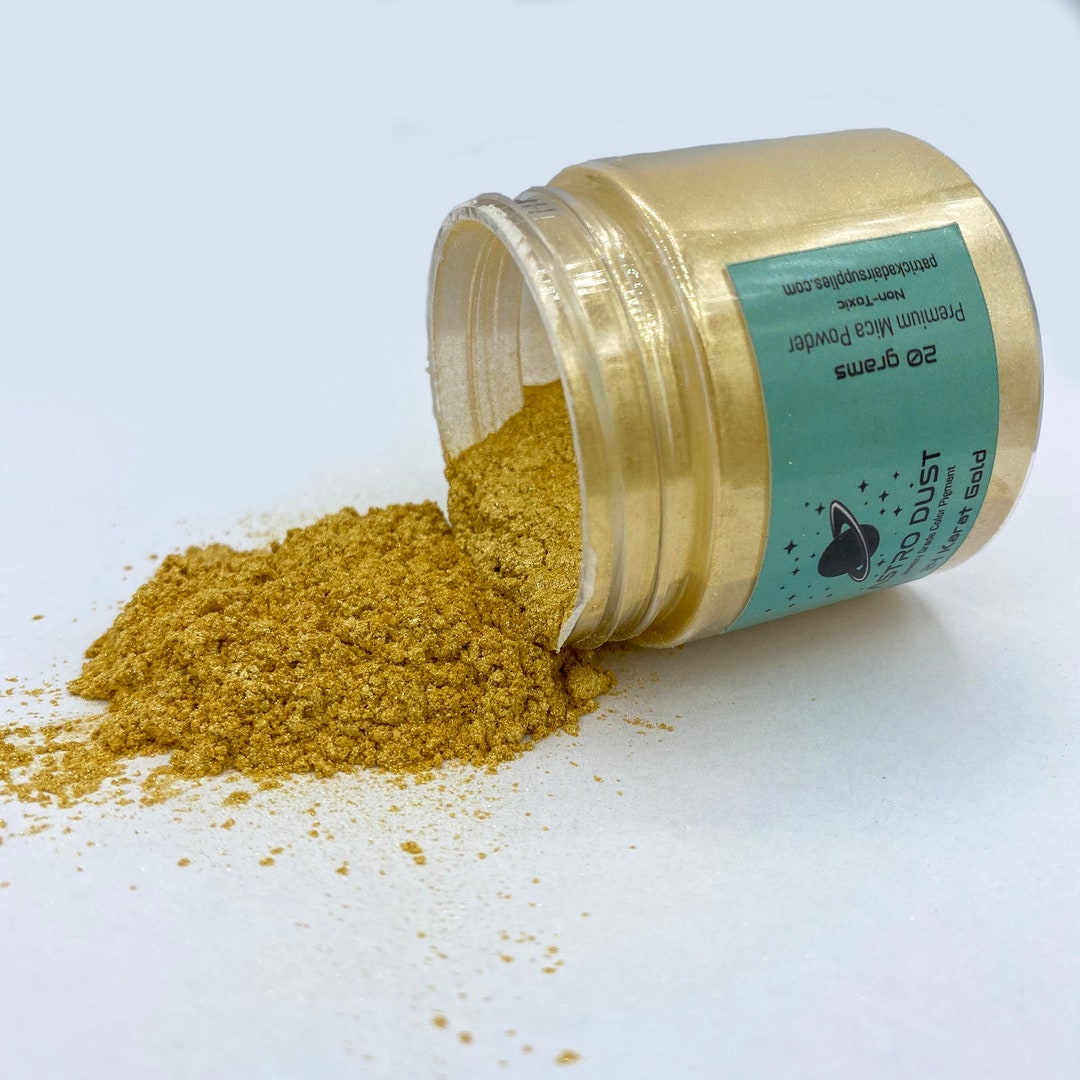 24K Gold Color Pigment, Color Powder, Pigment Powder, Mica Pigment ...