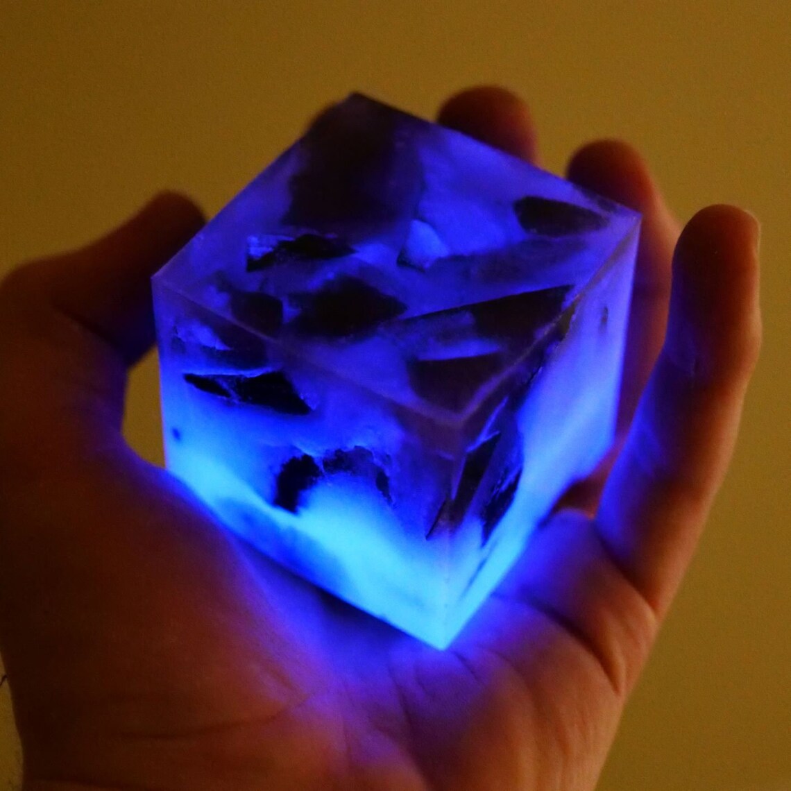 Minecraft Obsidian Block, Obsidian Cube Kit, Minecraft Epoxy DIY, Epoxy ...