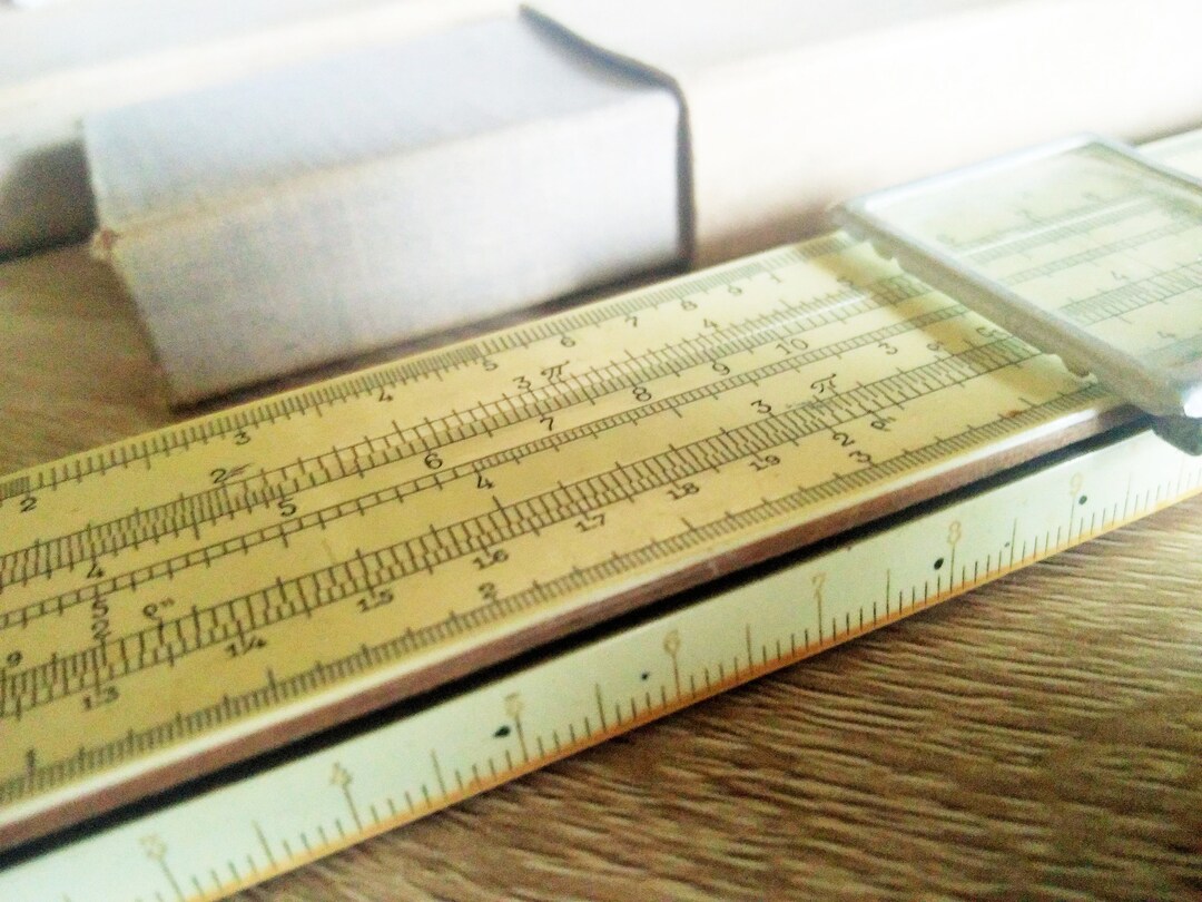 Original Soviet Wooden Logarithmic Ruler Made in USSR Retro - Etsy