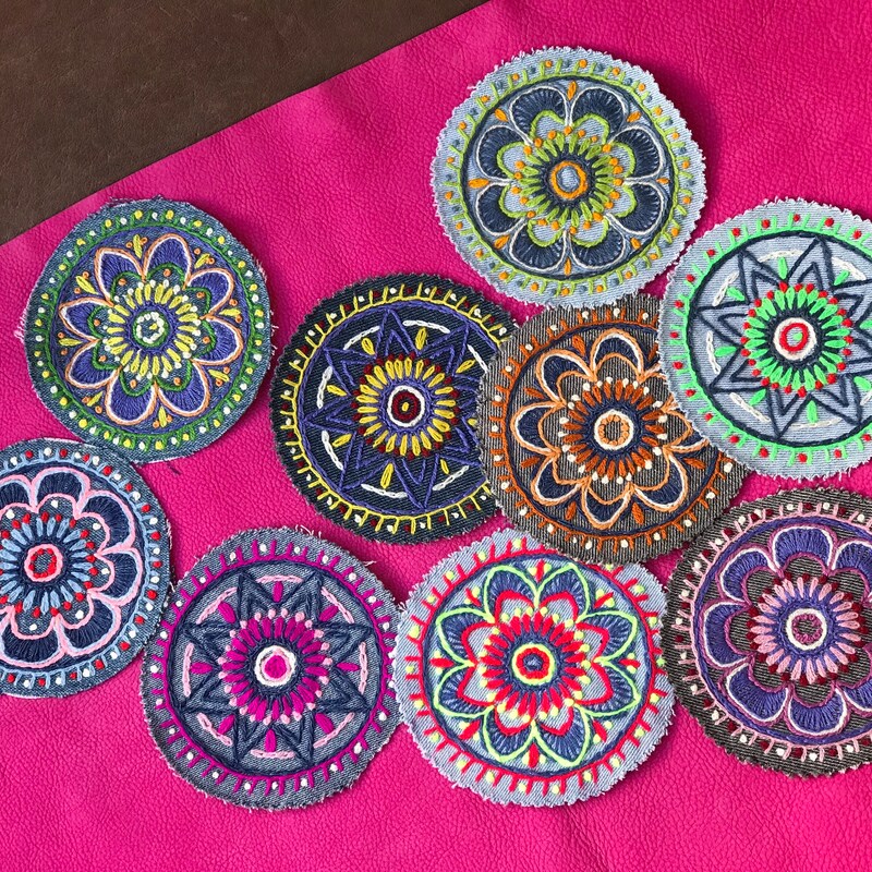 Hand Embroidered Patches - Etsy
