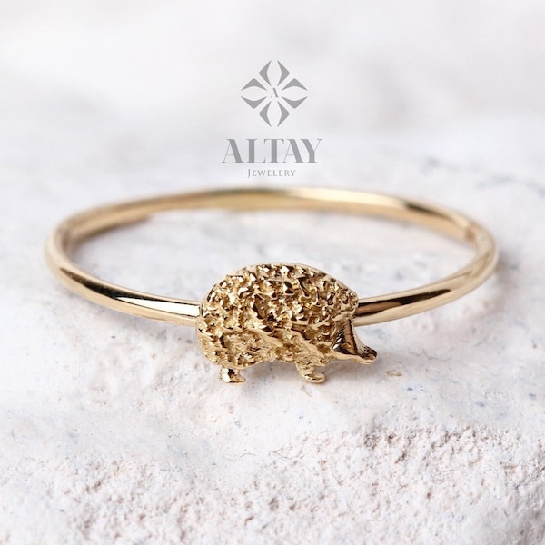Hedgehog Ring - Etsy