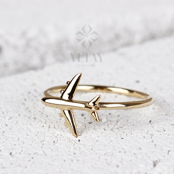 Airplane Ring - Etsy