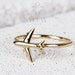 14K Solid Gold Airplane Ring, Aviation Gifts, Plane Gold Ring, Female ...