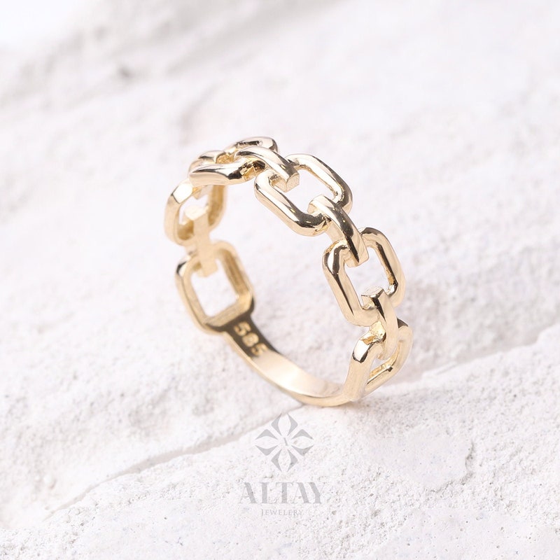 Chain Ring - Etsy
