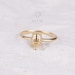 14K Gold Turtle Ring, Gold Sea Turtle Band, Tortoise Stackable Ring ...
