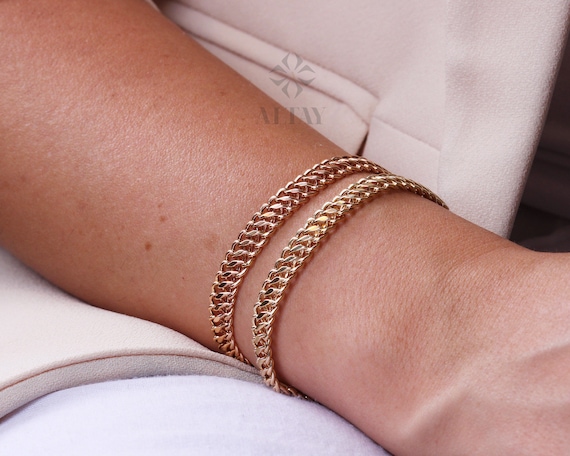 Double curb chain bracelet store