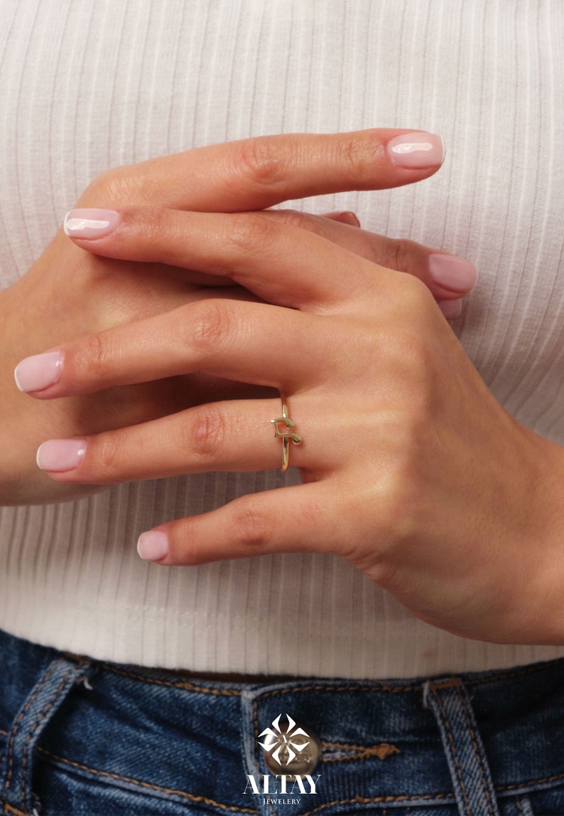 14K Gold Music Note Ring Musicians Gold Ring Musical Note - Etsy