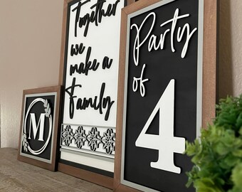 Farmhouse Decor Farmhousetiered Tray Decor Mini Signs - Etsy