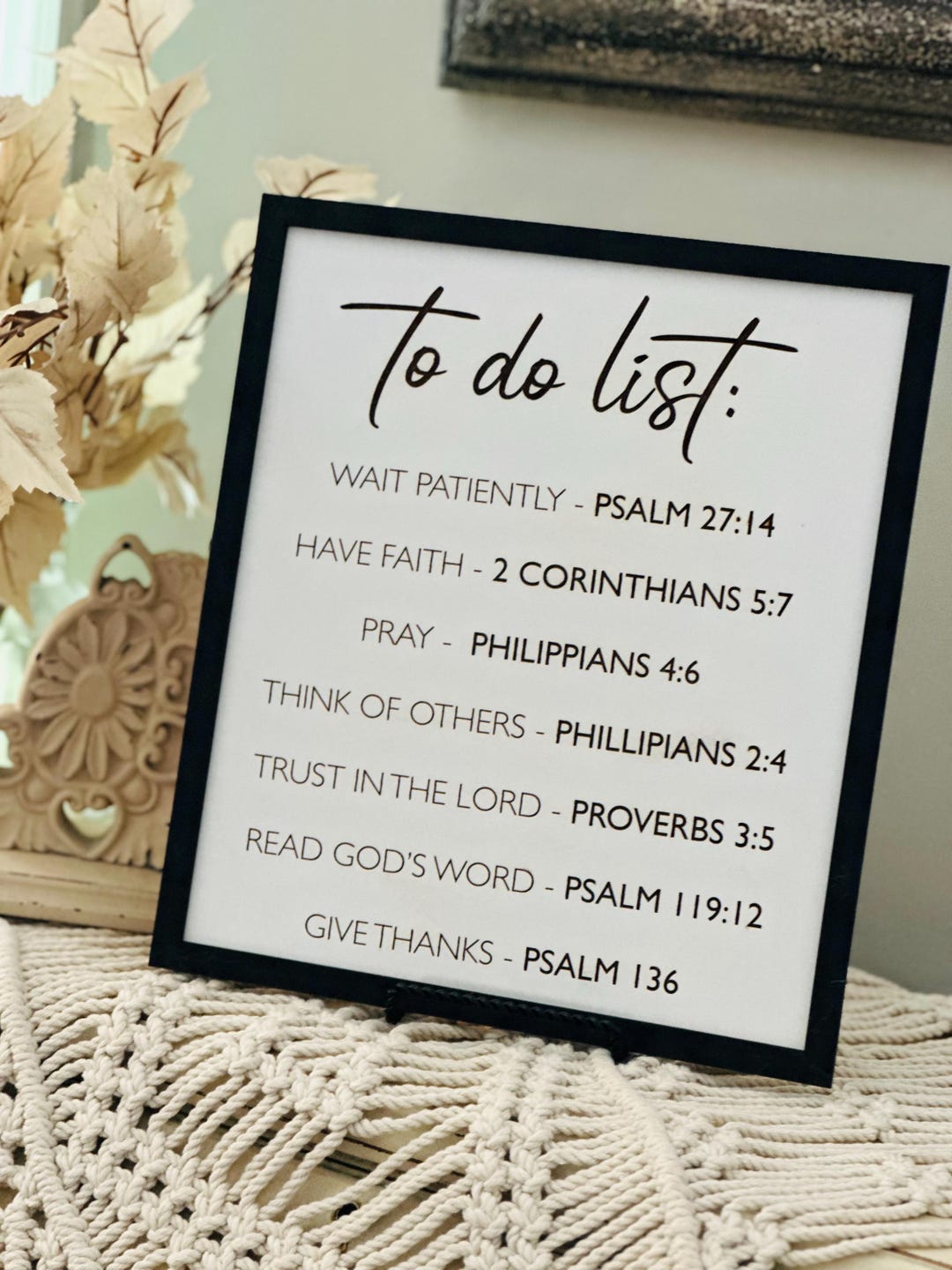 Bible Verse Sign| Verse of the Day| Scripture Sign|farmhouse Wood Sign ...