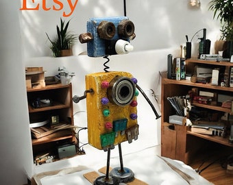 Recycling Robots Hand-made and Special Design. Unique and Incomparable ...