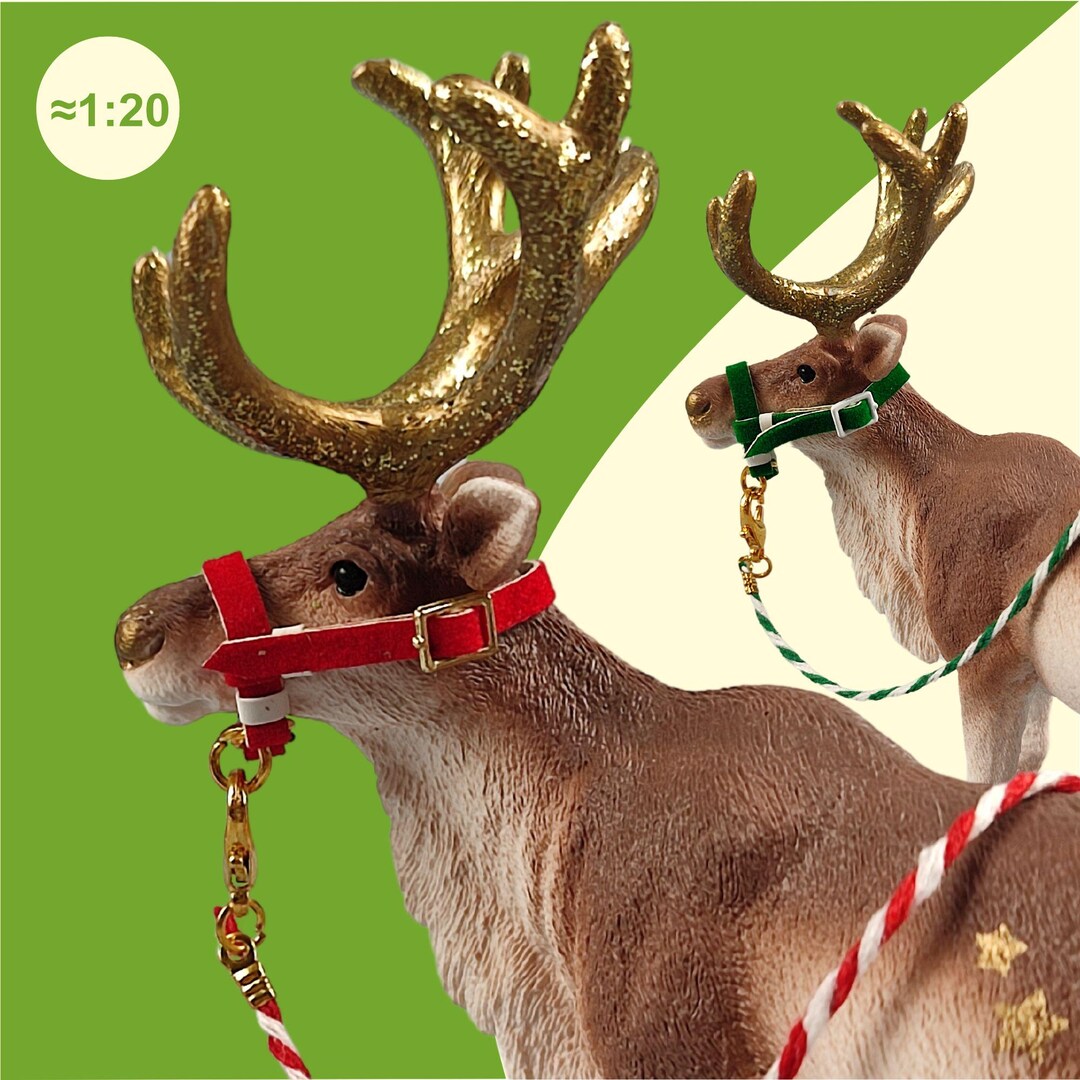 Reindeer Halter Rope for Schleich Figures - Etsy