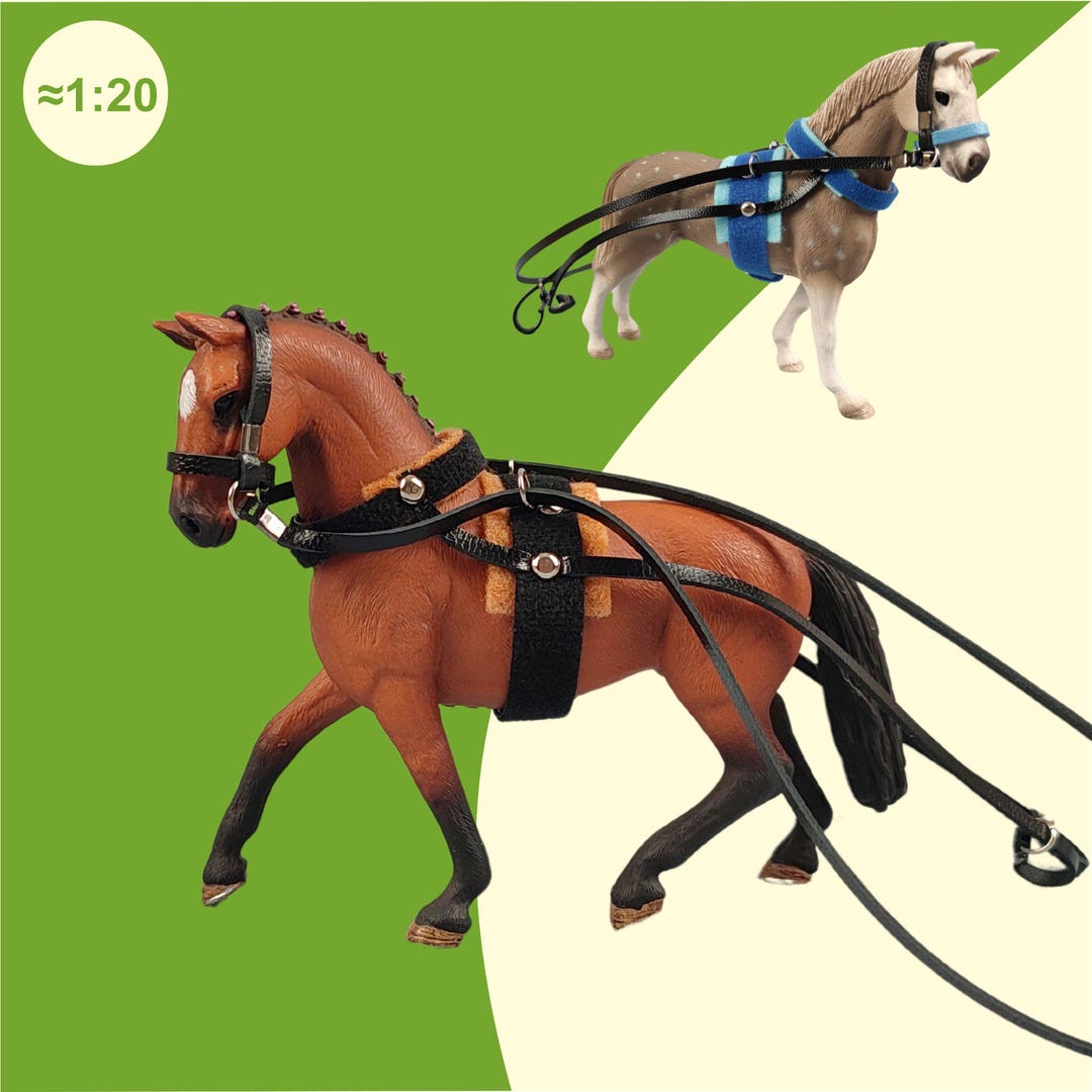 WB Kummet Harness lyn Accessory Suitable for Schleich Horses - Etsy