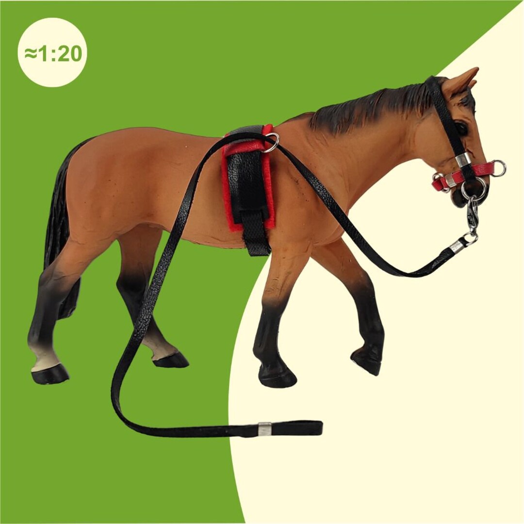Lunging Set prince Model Horses Accessories for Schleich Horses - Etsy