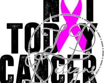 Not Today Cancer Svg | Etsy