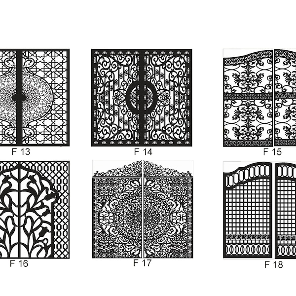 Gate Dxf Etsy