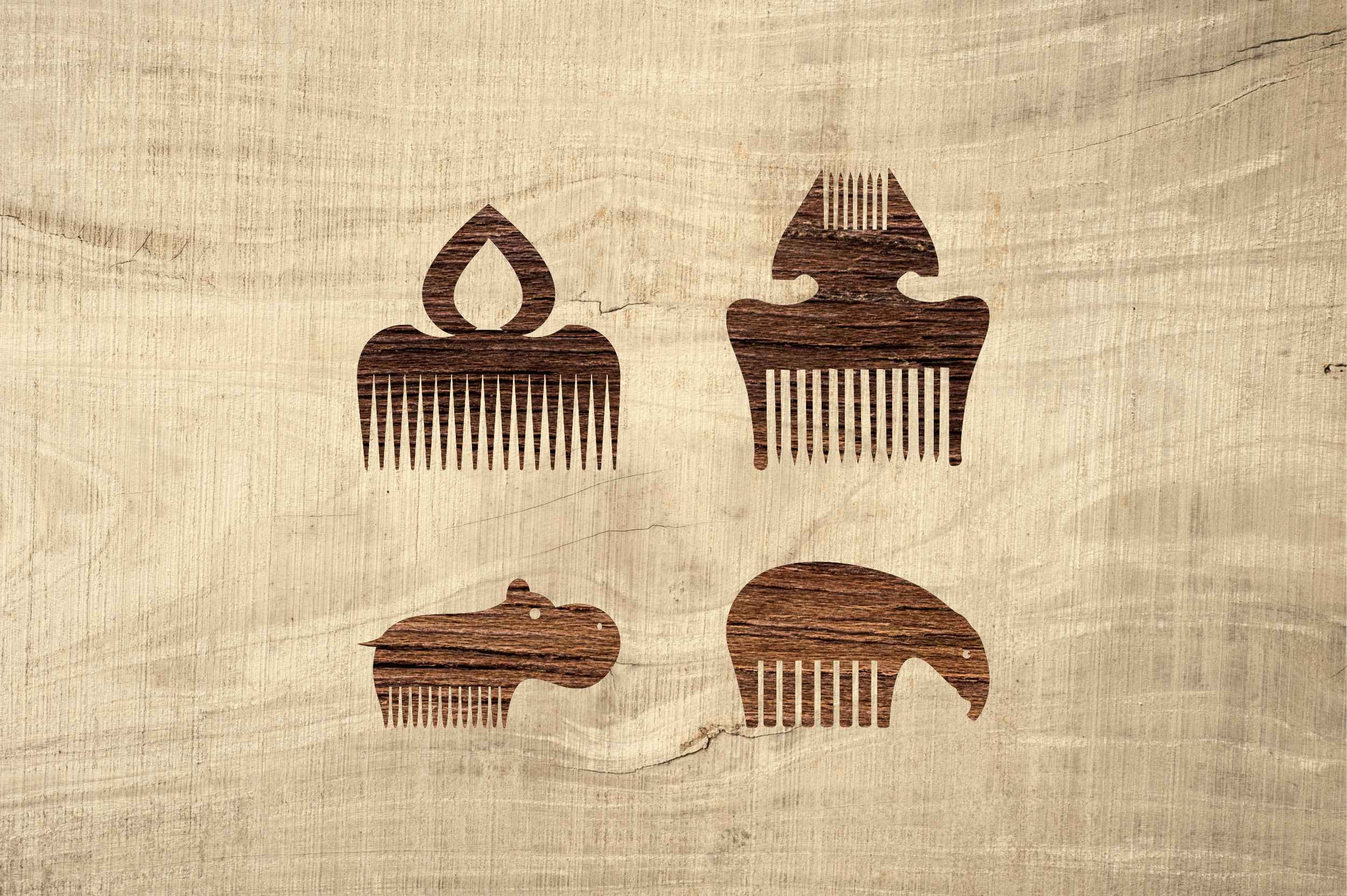 Beard Combs Svg, Hair Combs, Combs Svg Dxf Files for Laser, Hair ...