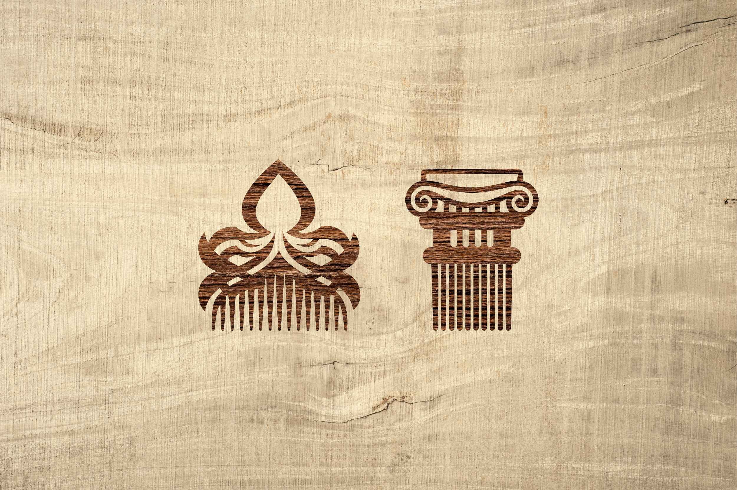 Beard Combs Svg, Hair Combs, Combs Svg Dxf Files for Laser, Hair ...