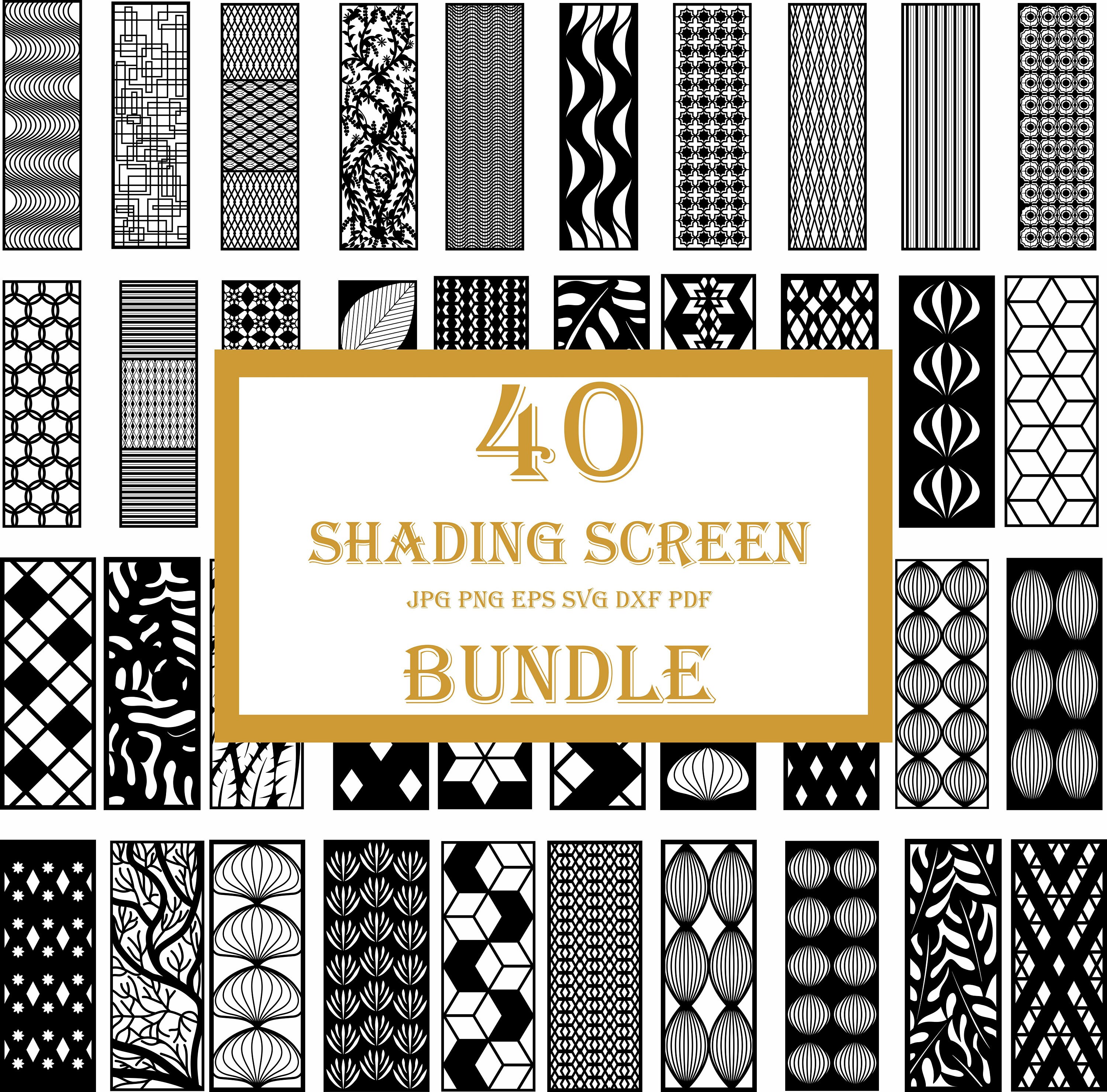 40 Shading Screen CNC Bundle - Etsy