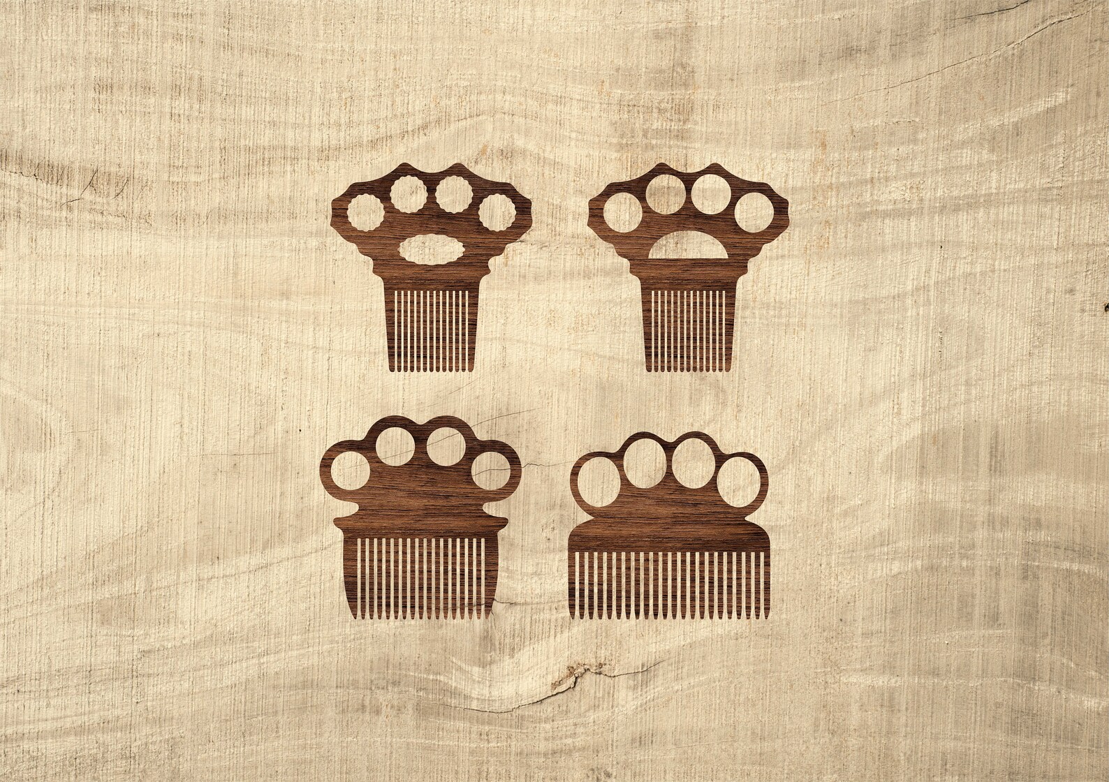 Beard Combs Svg, Hair Combs, Combs Svg Dxf Files for Laser, Hair ...
