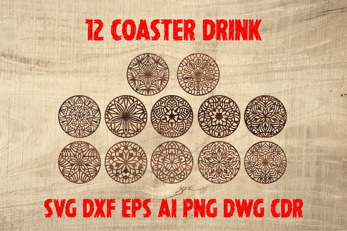 Coaster Svg Bundle, Drink Coaster Svg, Wine Saying Svg, Beer Quote Svg ...