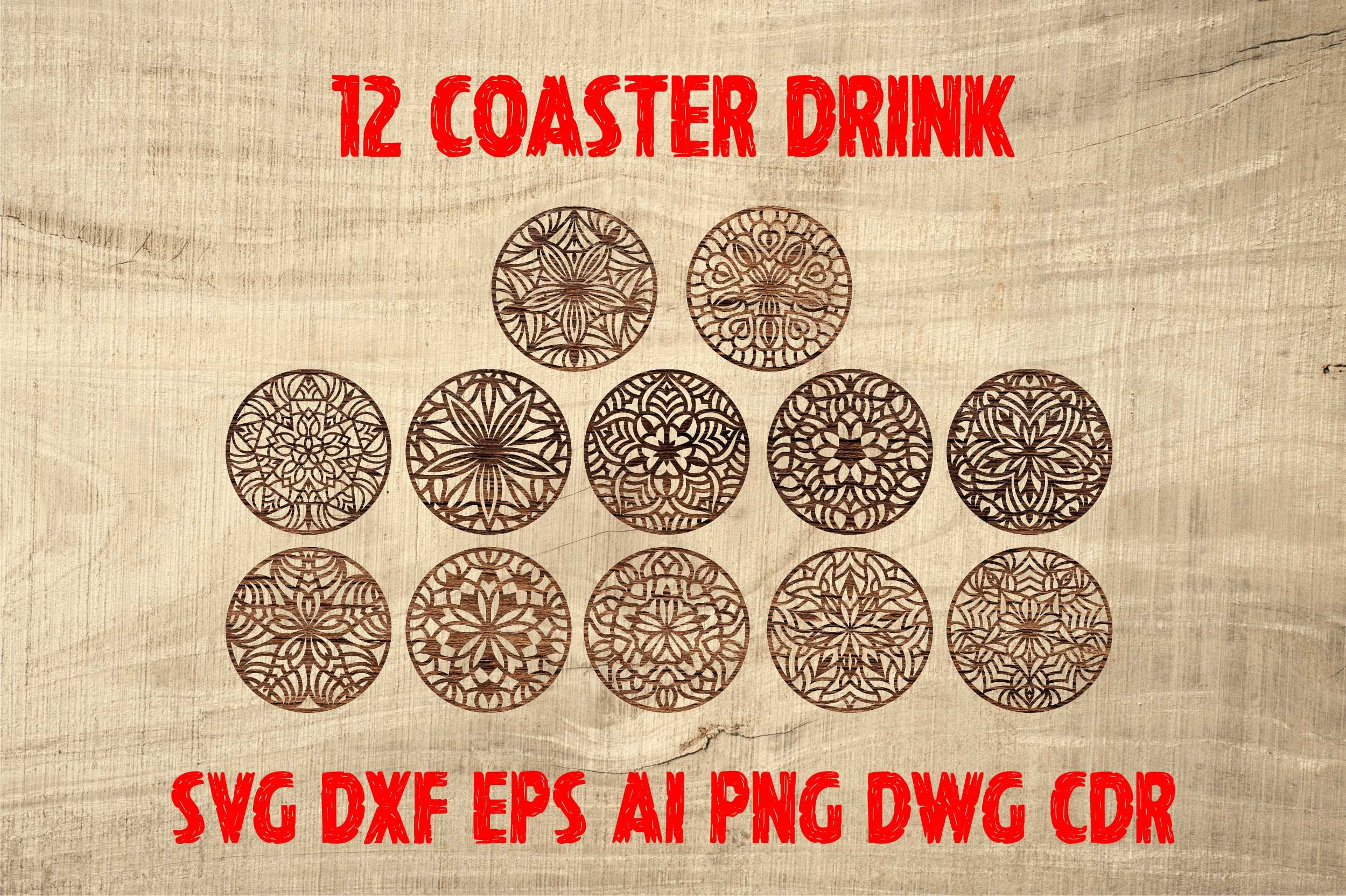 Coaster Svg Bundle, Drink Coaster Svg, Wine Saying Svg, Beer Quote Svg ...