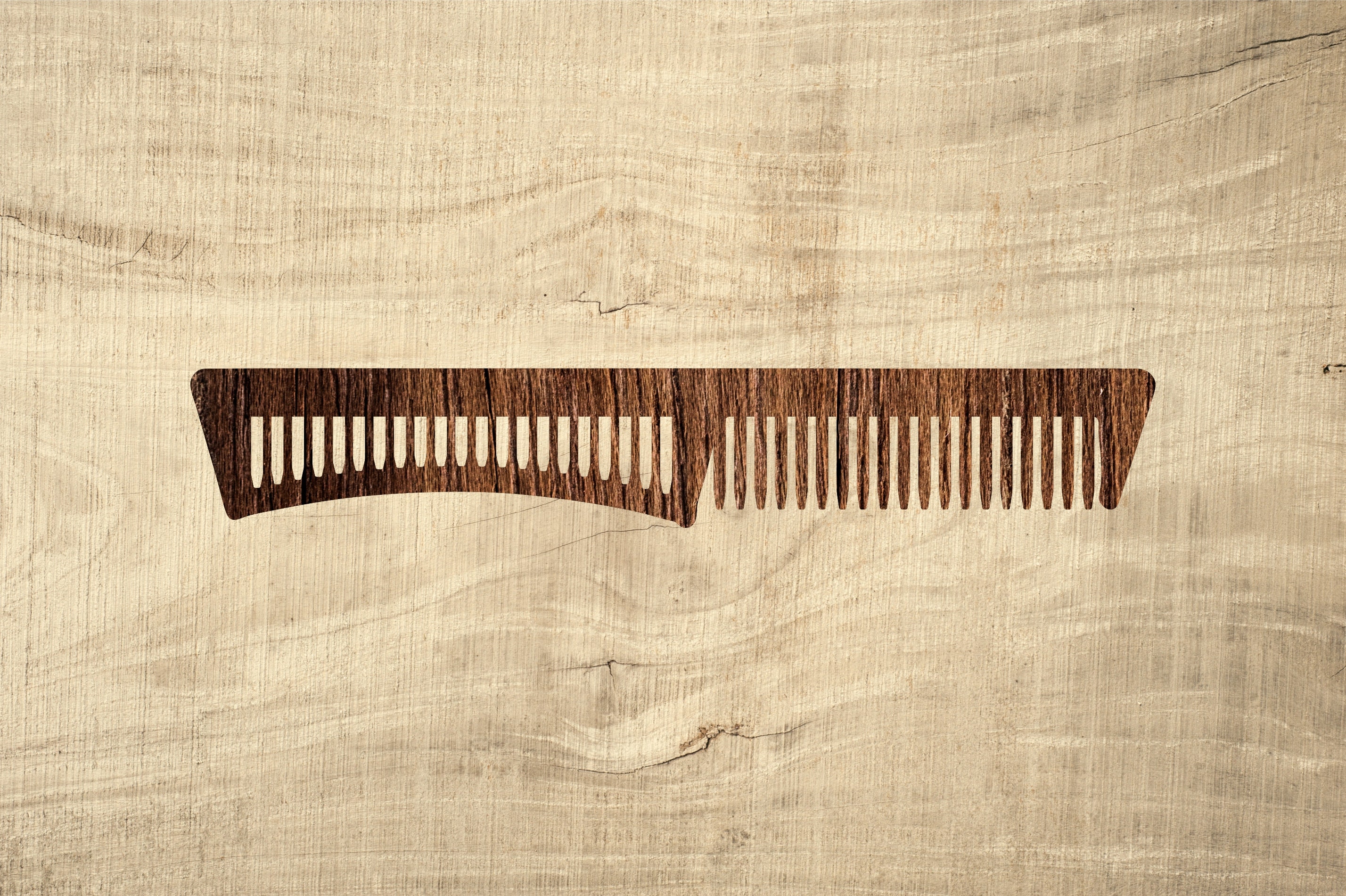 Original Laser-cut SVG & DXF Files: Beard Combs, Hair Combs, and More ...