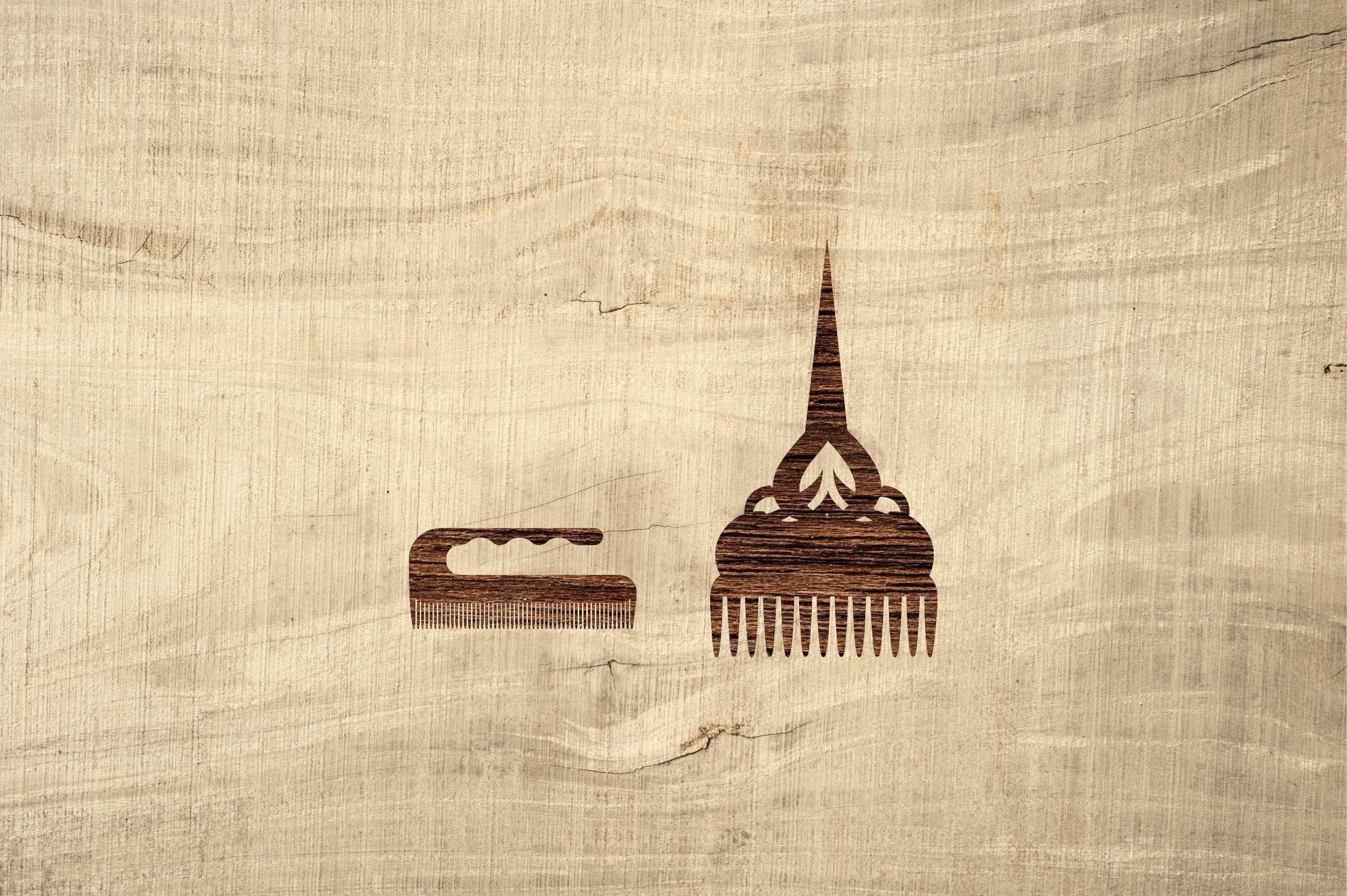 Beard Combs Svg, Hair Combs, Combs Svg Dxf Files for Laser, Hair ...