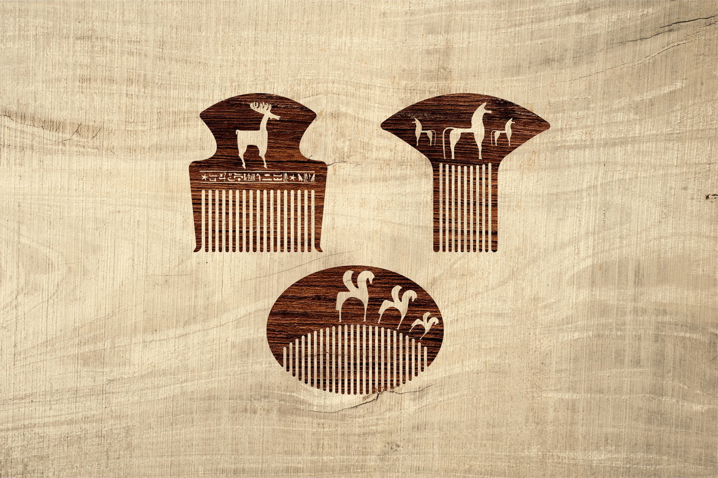 Beard Combs Svg, Hair Combs, Combs Svg Dxf Files for Laser, Hair ...