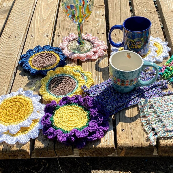 Crochet Mug Rug - Etsy