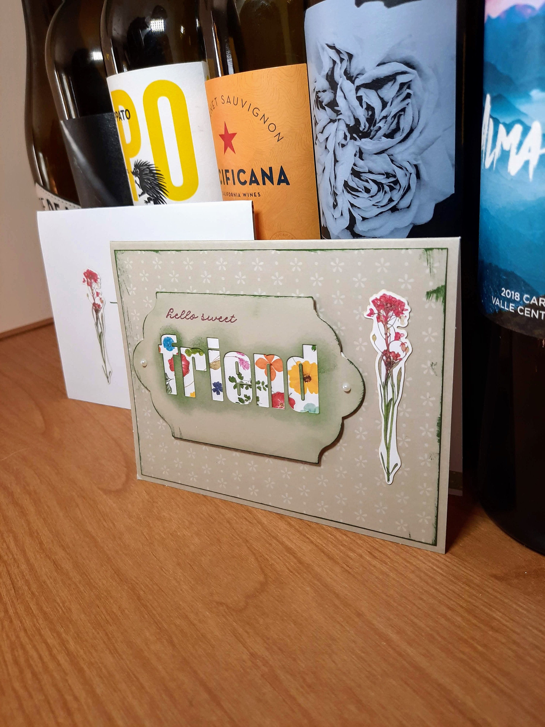 Hand Made Hello Sweet Friend Card Stampin' | Etsy