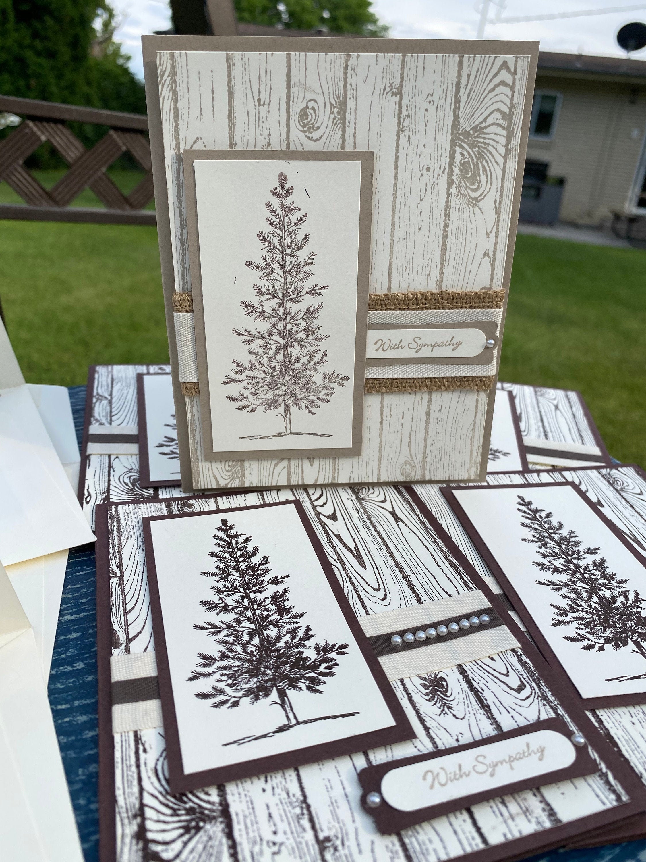 Happy Birthday Tree and Wood Plank Natural Looking Birthday Card ...