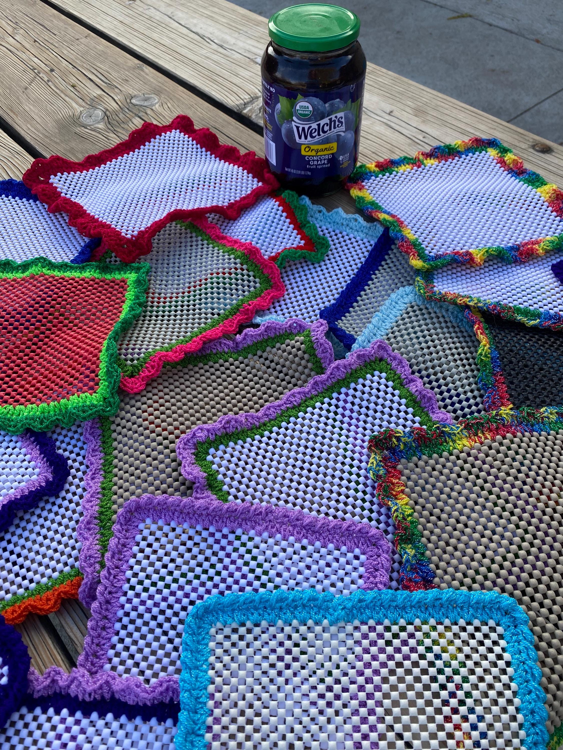 Crocheted Jar Openers / Jar Grippers / Grip Texture to Assist You in ...