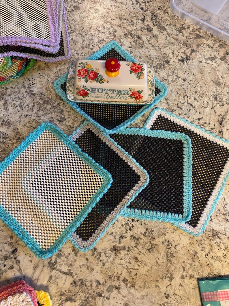 Crocheted Jar Openers / Grip Texture to Assist You in Opening Jars / - Etsy
