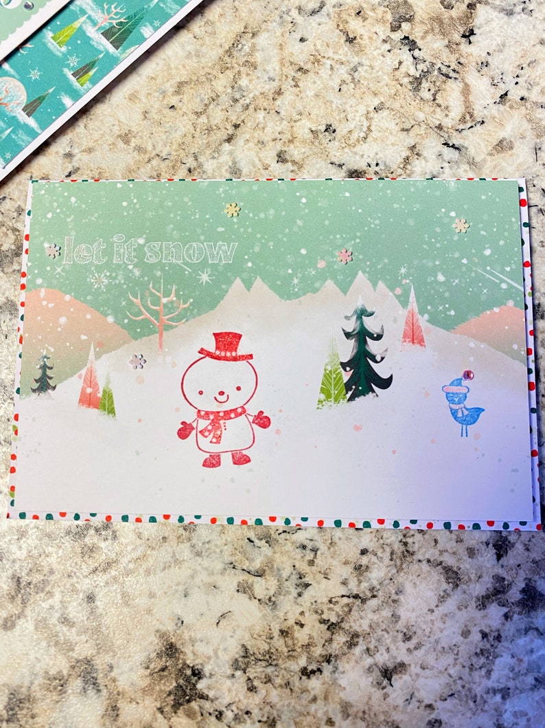 6 Card Set / Santa Express Christmas/ Uniquely Designed by Me / Made ...