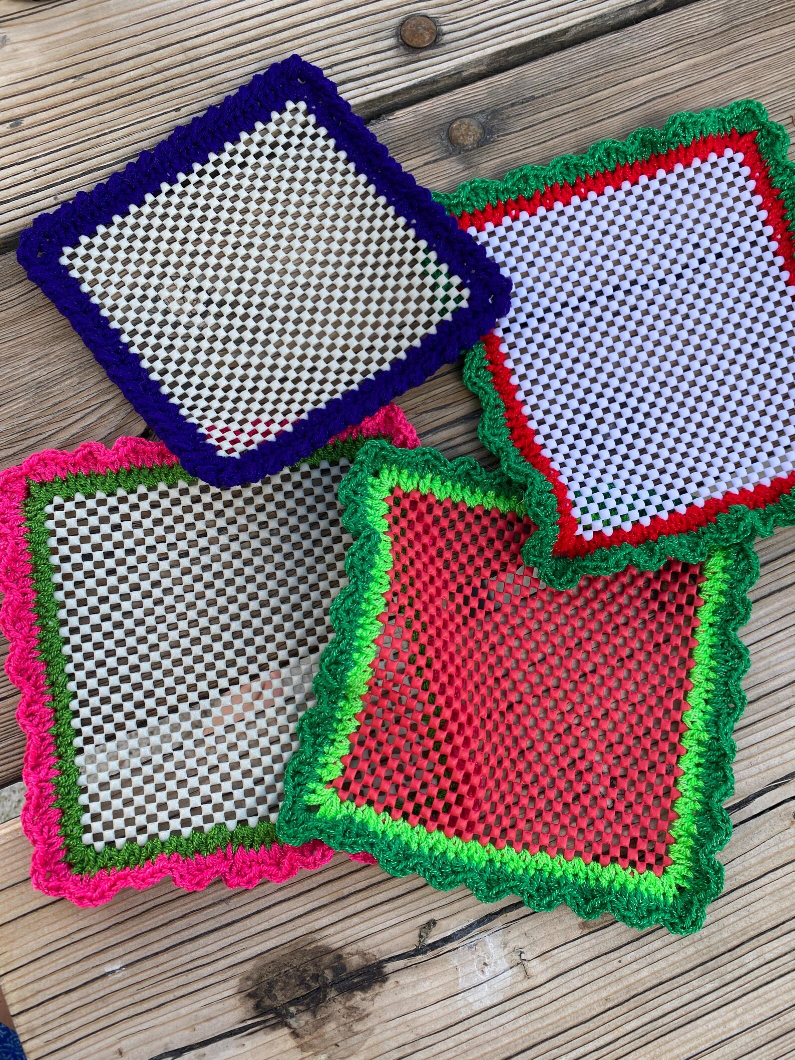 Crocheted Jar Openers / Jar Grippers / Grip Texture to Assist You in ...
