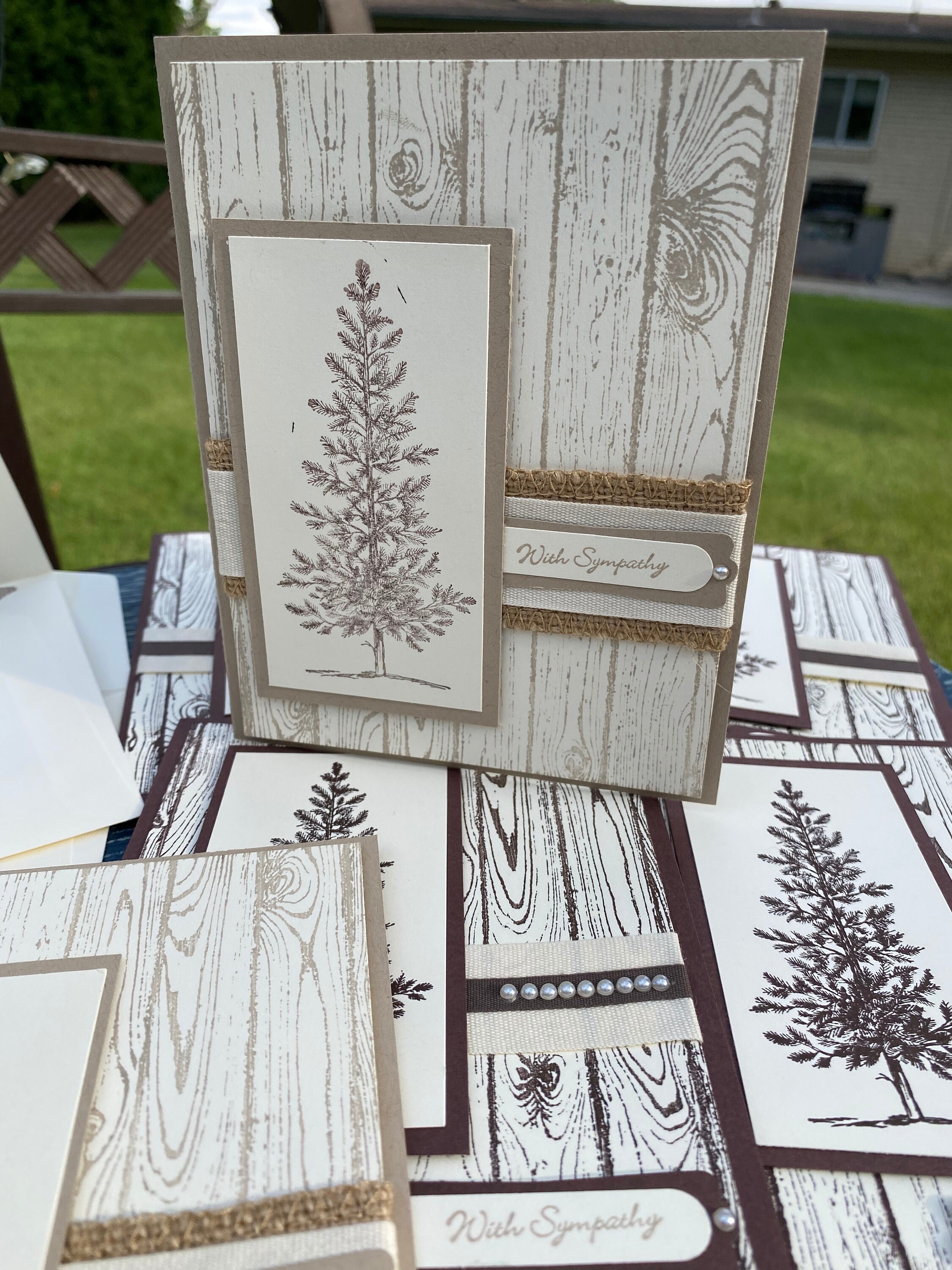 Happy Birthday Tree and Wood Plank Natural Looking Birthday Card ...